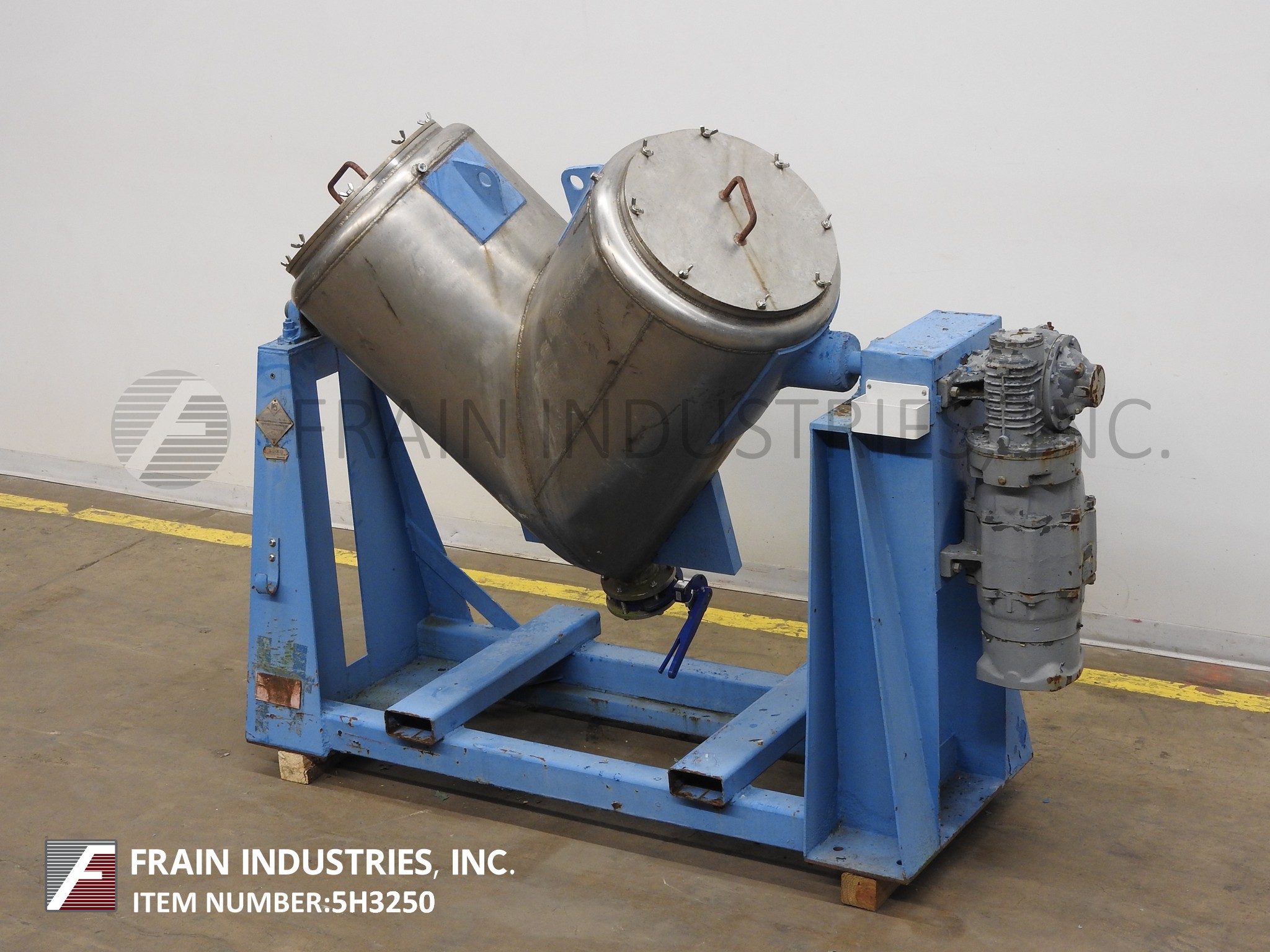 Patterson Kelley Mixer Powder Twin Shell 10 FT³ for Sale 5H3250