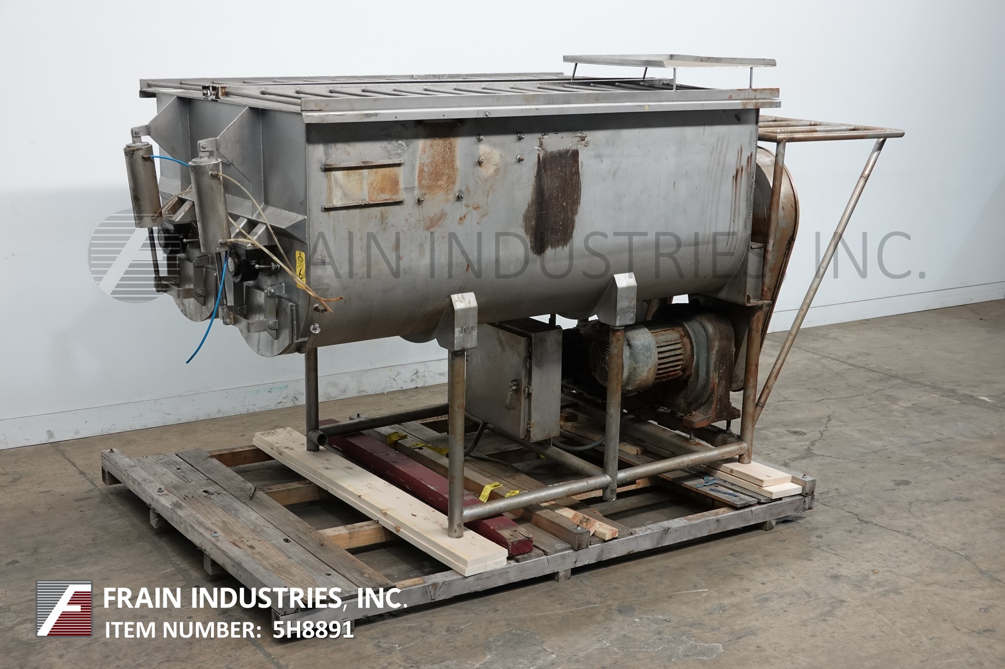 Mepaco Mixer Powder Ribbon S. S. 110 FT³ for Sale 5H8891