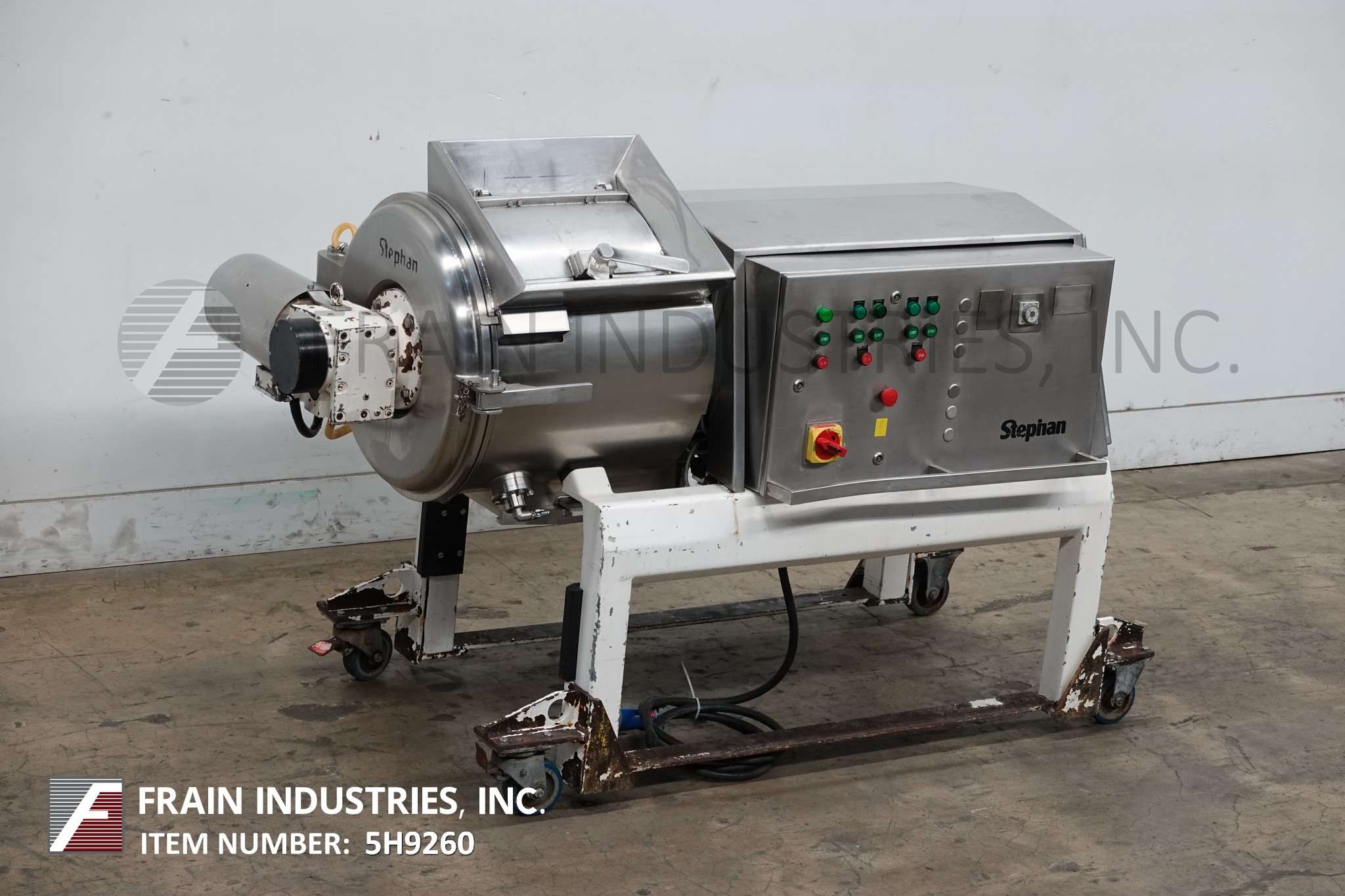Stephan Machinery Corp Mixer Paste Horizontal TK150 for Sale 5H9260
