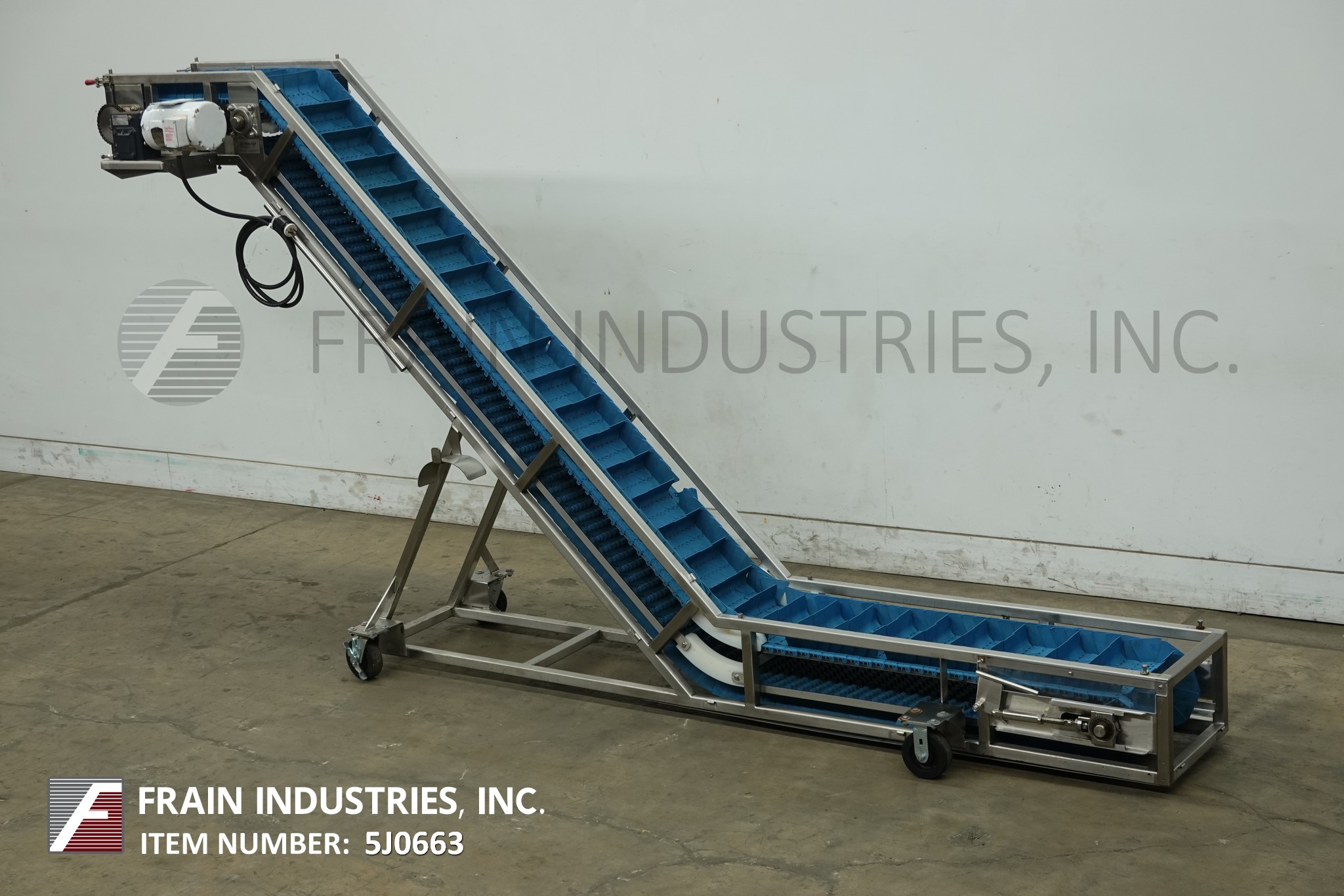 U F I Ultra - Fab Inc Feeder Incline/Cleated 78" DISCH for Sale 5J0663