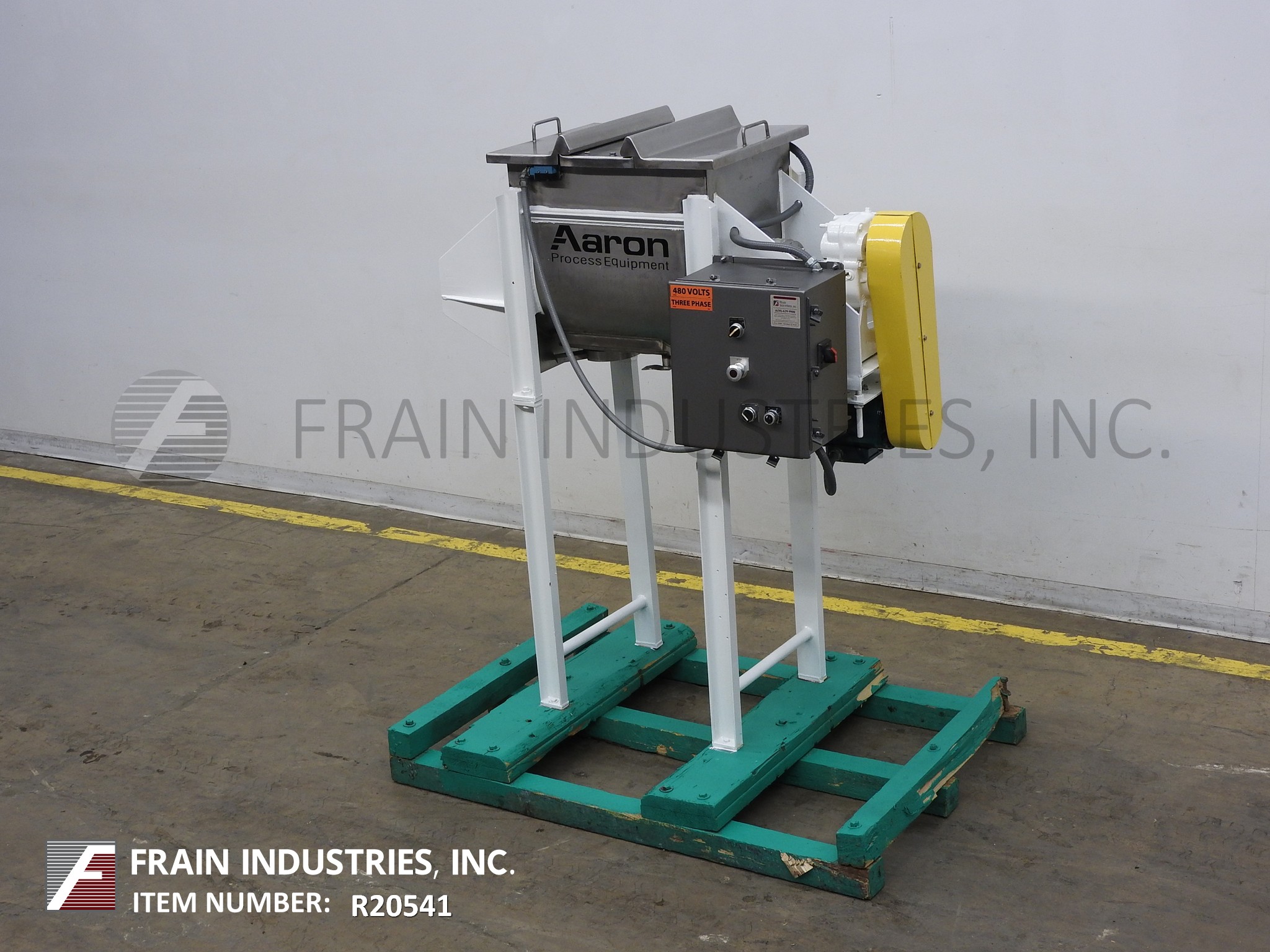 Aaron Equipment Mixer Powder Ribbon S. S. 4 CU FT for Sale R20541