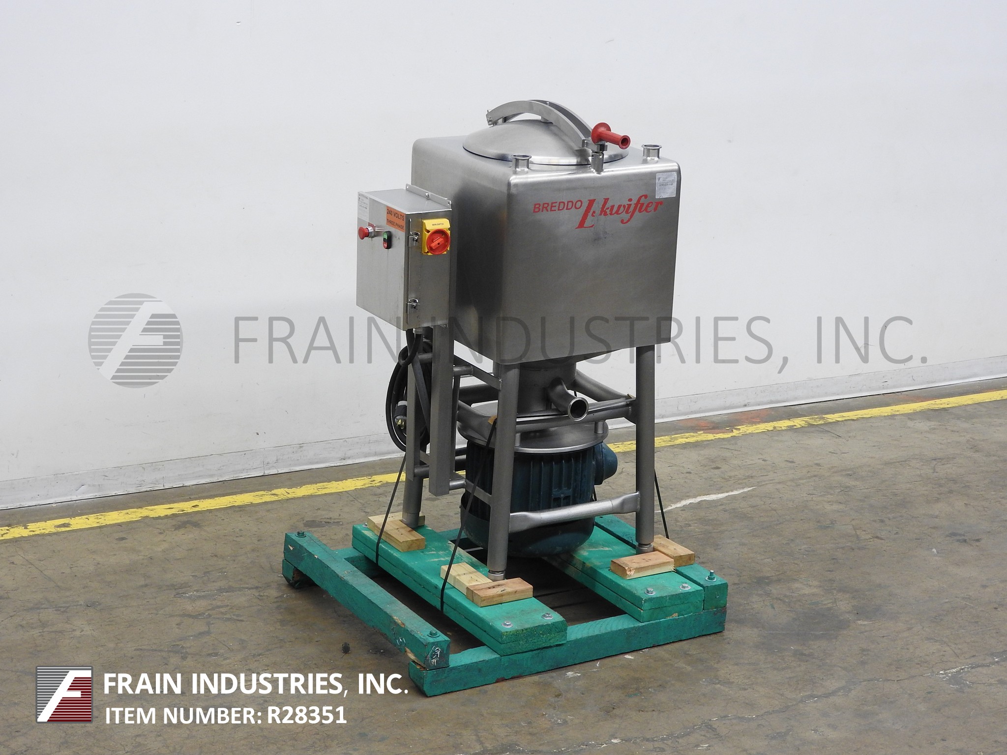 Breddo Mixer Liquid Liquefier 50 GAL, LDT for Sale R28351
