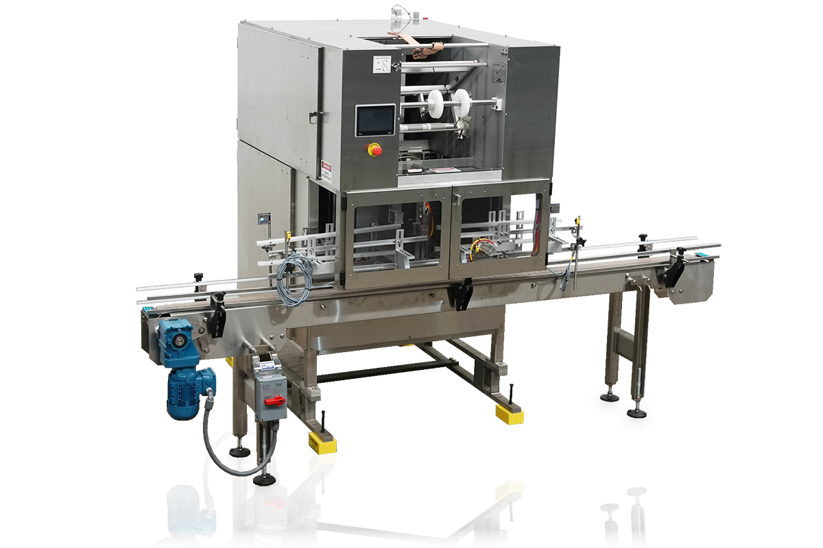 Styrotech 1550 Stretch Sleeve Applicator — Frain Industries