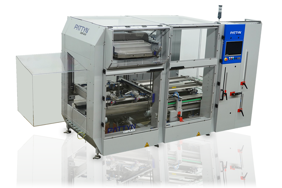 Pattyn CEFLEX-41 RTL Case Erector Bag Inserter — Frain Industries