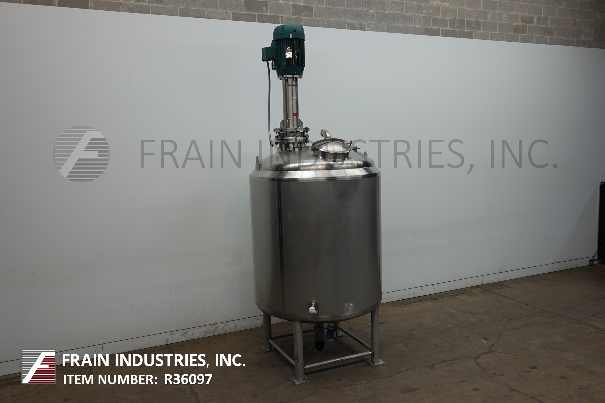 A & B Process Systems Tank SS Single Wall 1000GAL for Sale R36097