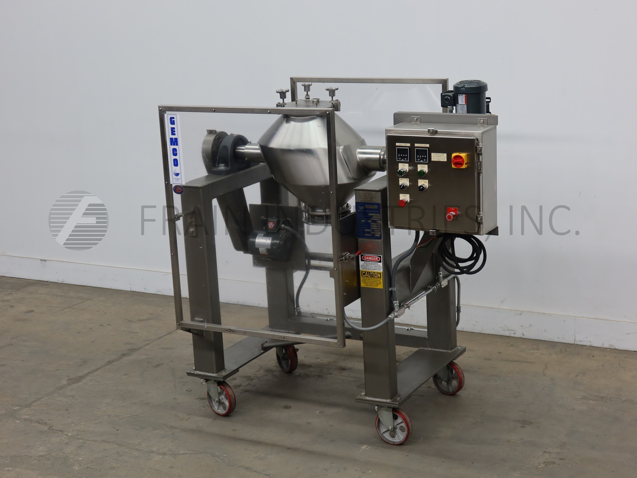 Gemco Mixer Powder Double Cone 2 FT³ SLANT for Sale R39990