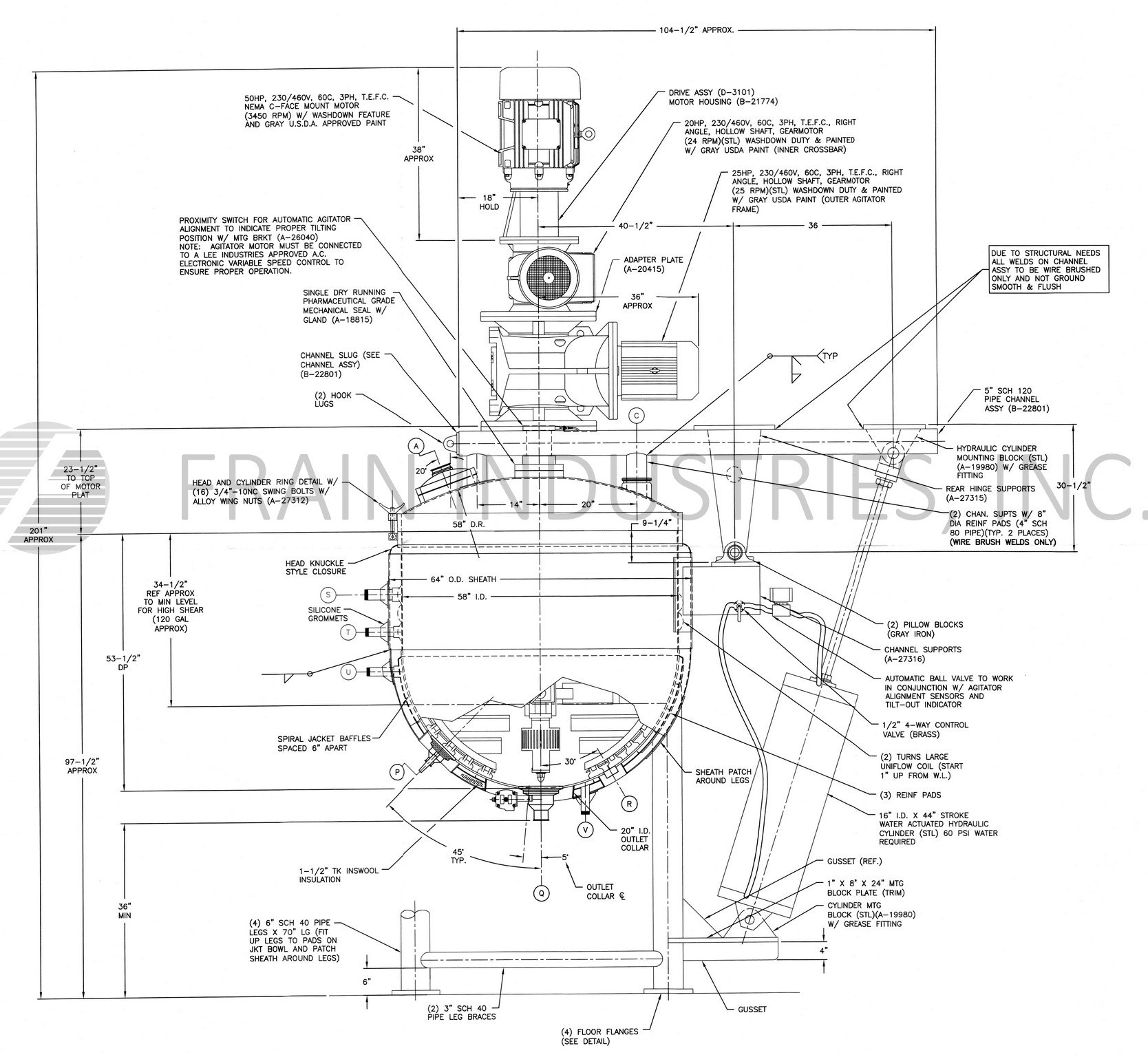 Lee Kettle Triple Motion 400D12T for Sale R40060